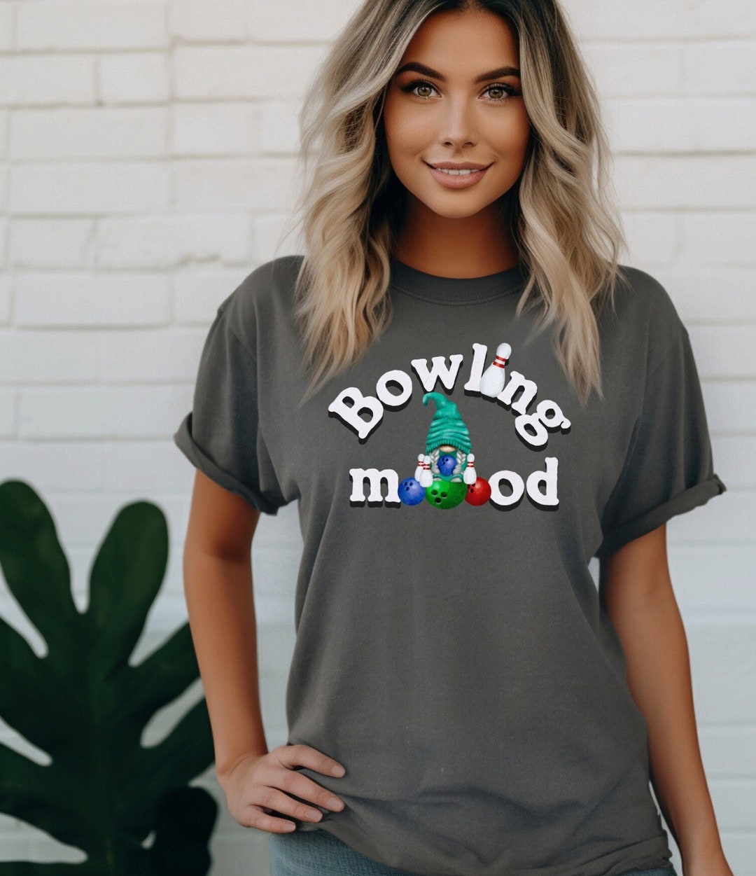 Comfort Colors Gnome Funny Bowling Shirt, Bowling Team Gift, Bowling T ...