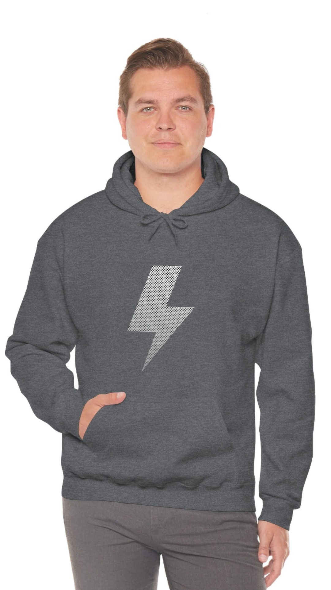 Men Lightning Bolt Hoodie, Lightning Sweater, Bolt Pullover, Trendy ...