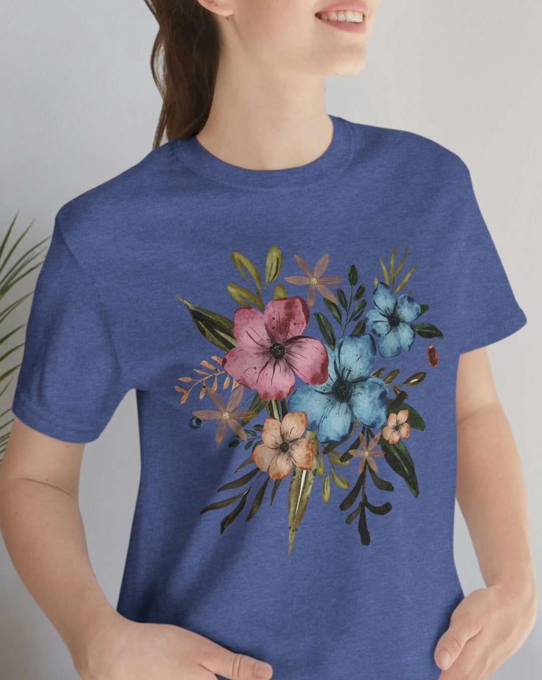 Botanical Shirt, Wildflowers Shirt, Gardening Shirt, Wild Flowers Shirt ...