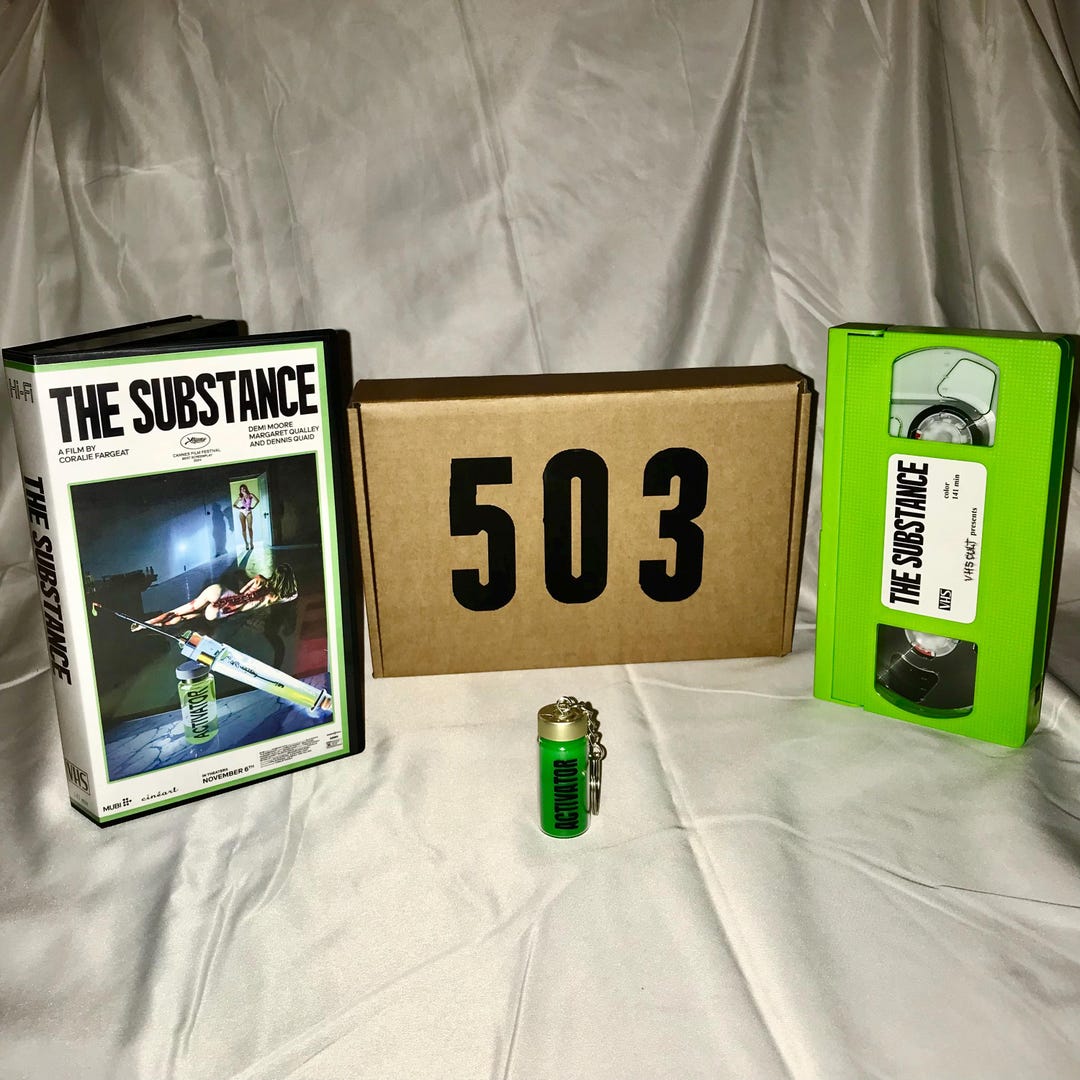 The Substance (2024) Special Green VHS Tape - Etsy