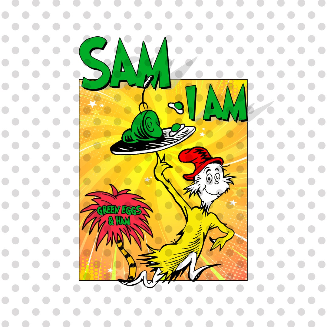 Sam ich bin png, grüne Eier und Ham png, Die Katze im Hut png, Lesen in ...