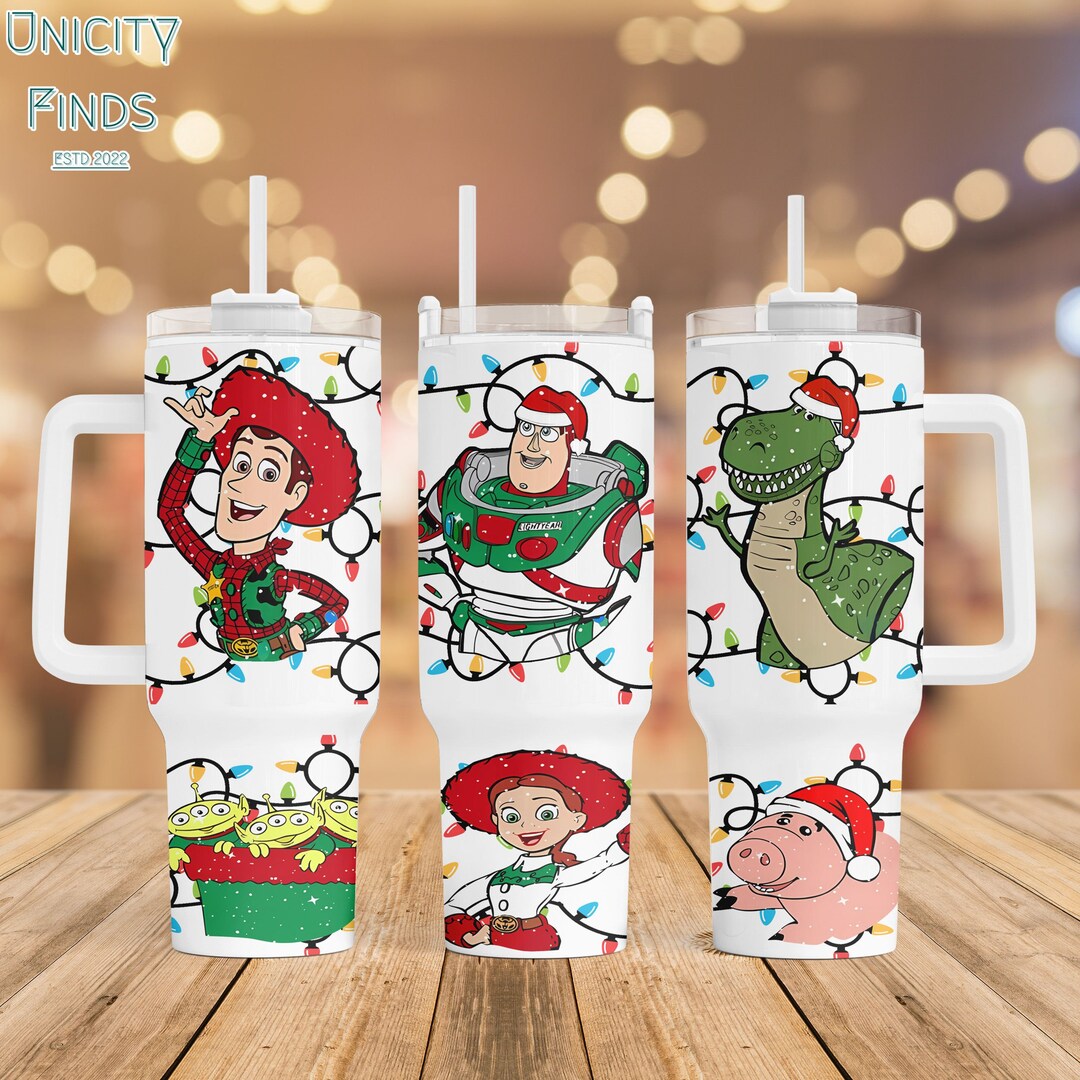 40oz Christmas Tumbler Wrap Png, Cartoon Christmas Tumbler 40oz Png ...