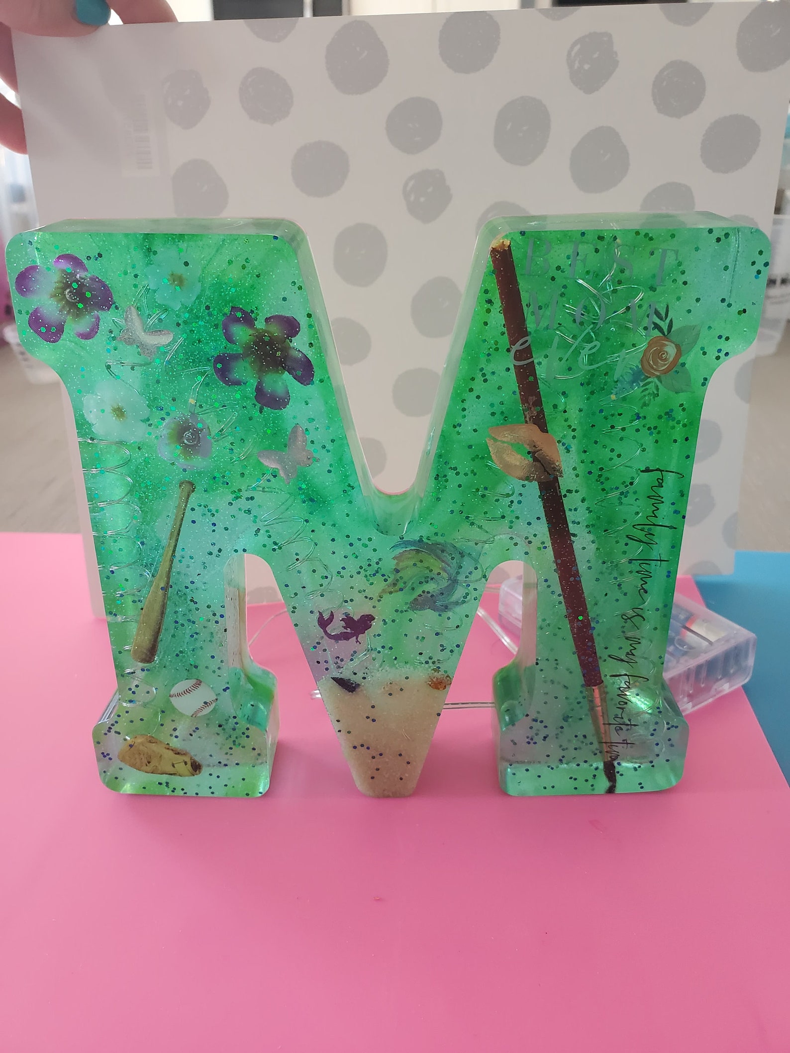 Large Resin Letters 6 Height - Etsy