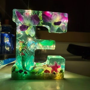 Large Resin Letters 6 Height - Etsy