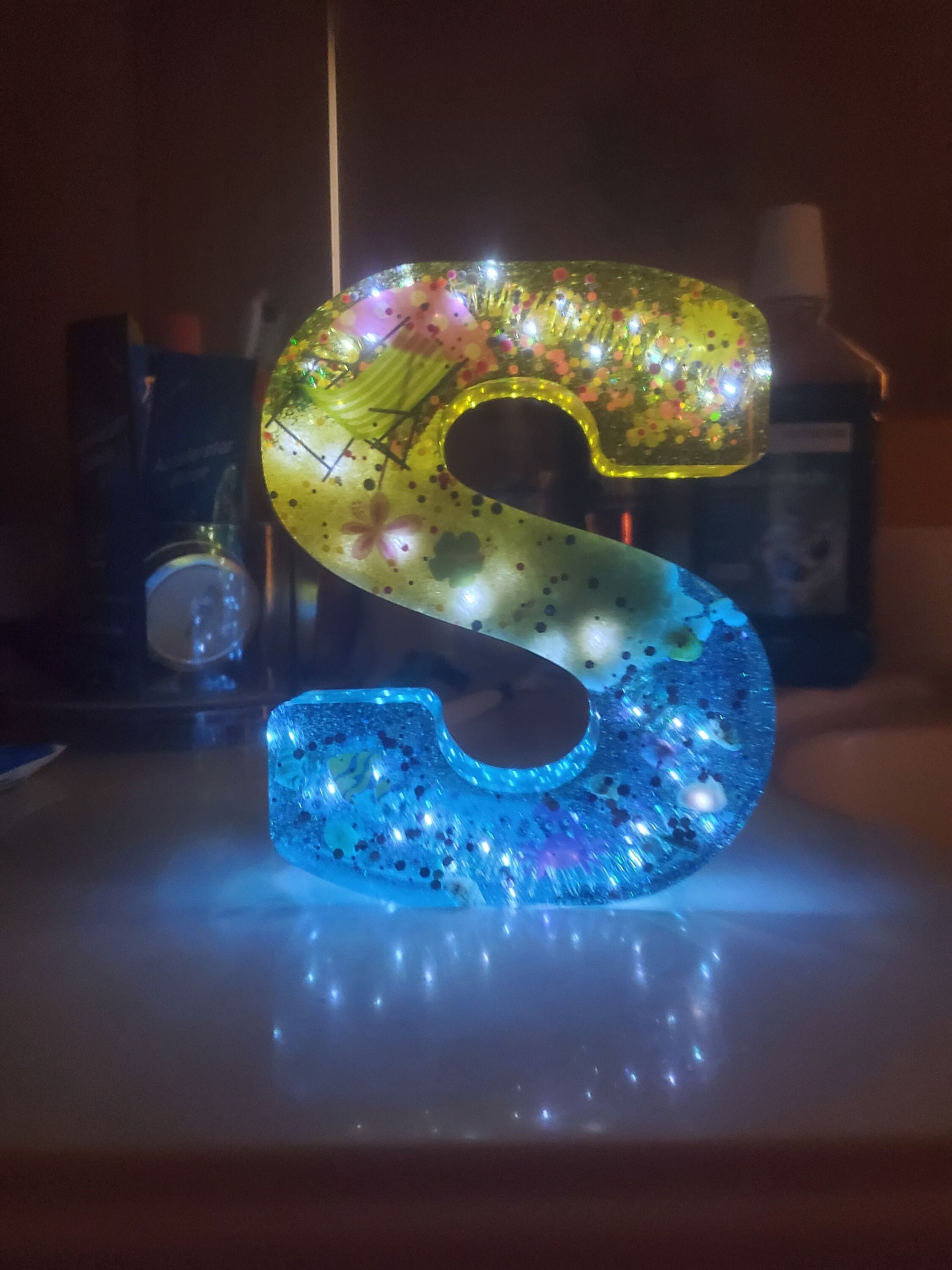 Large Resin Letters 6 Height - Etsy