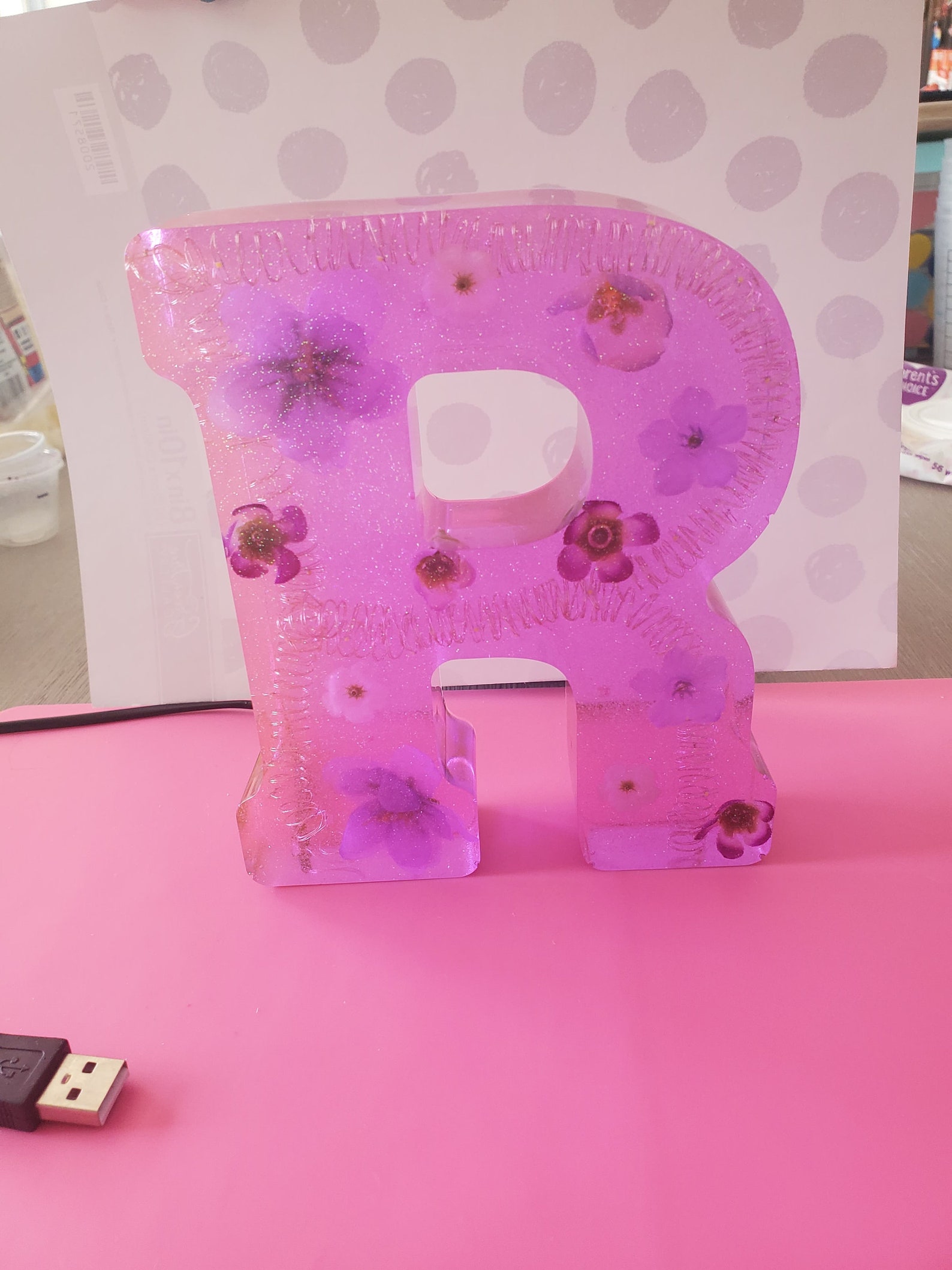 Large Resin Letters 6 Height - Etsy