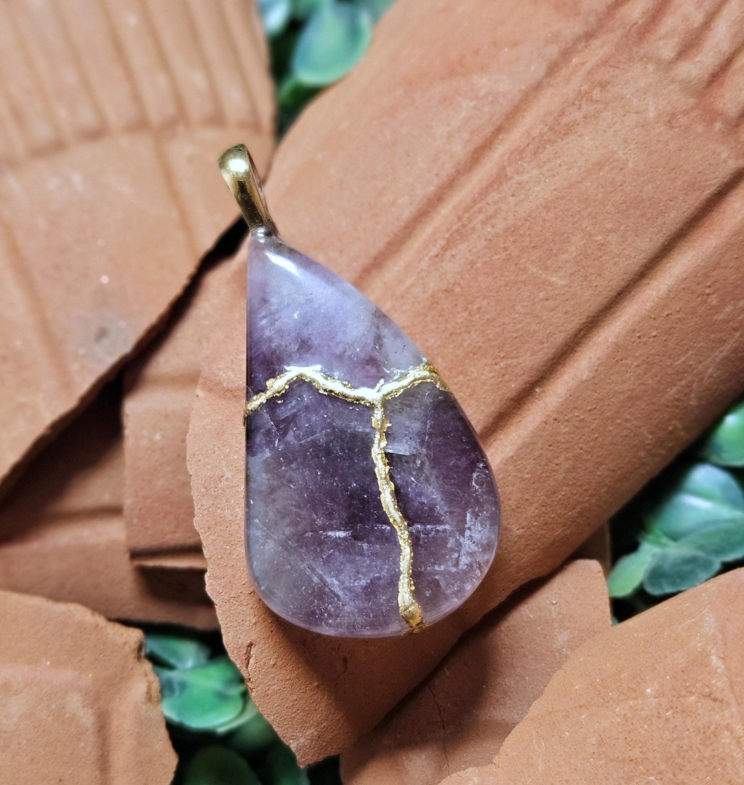 NECKLACE, KINTSUGI, Japanese Art, Vintage Necklace, Unique Necklace ...