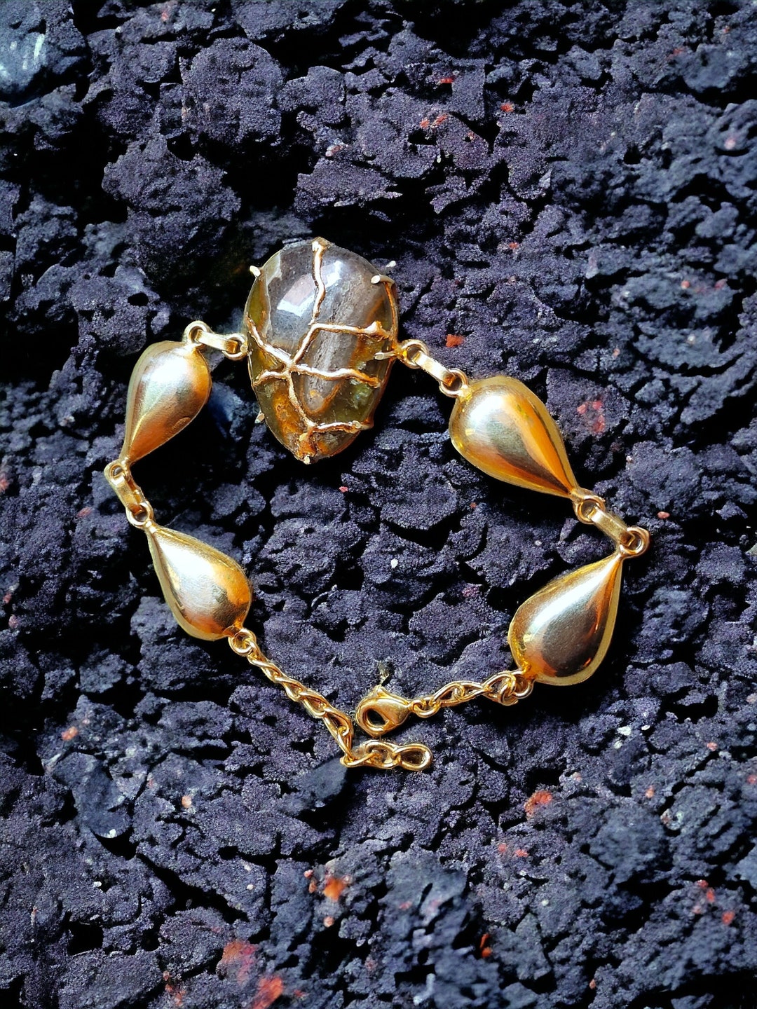 IMPERFACTION IS PERFACTION, Agate Gemstone Broken Repaired With ...