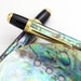 Natural Handmade Abalone Sea Shell Rollerball Pen, Mother of Pearl ...