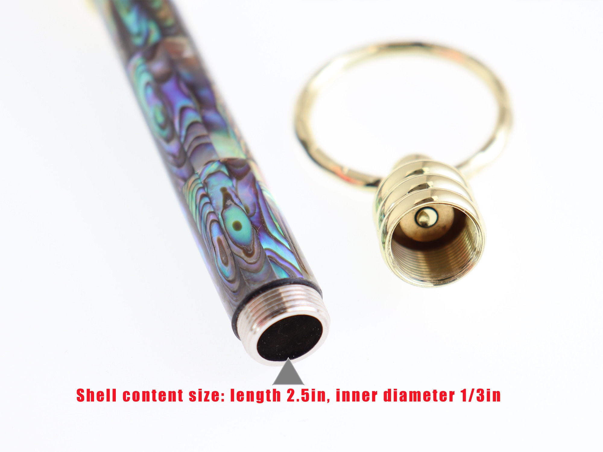 New Personalized Mother of Pearl Shell Metal Whistle, Lnlaid Seashell ...