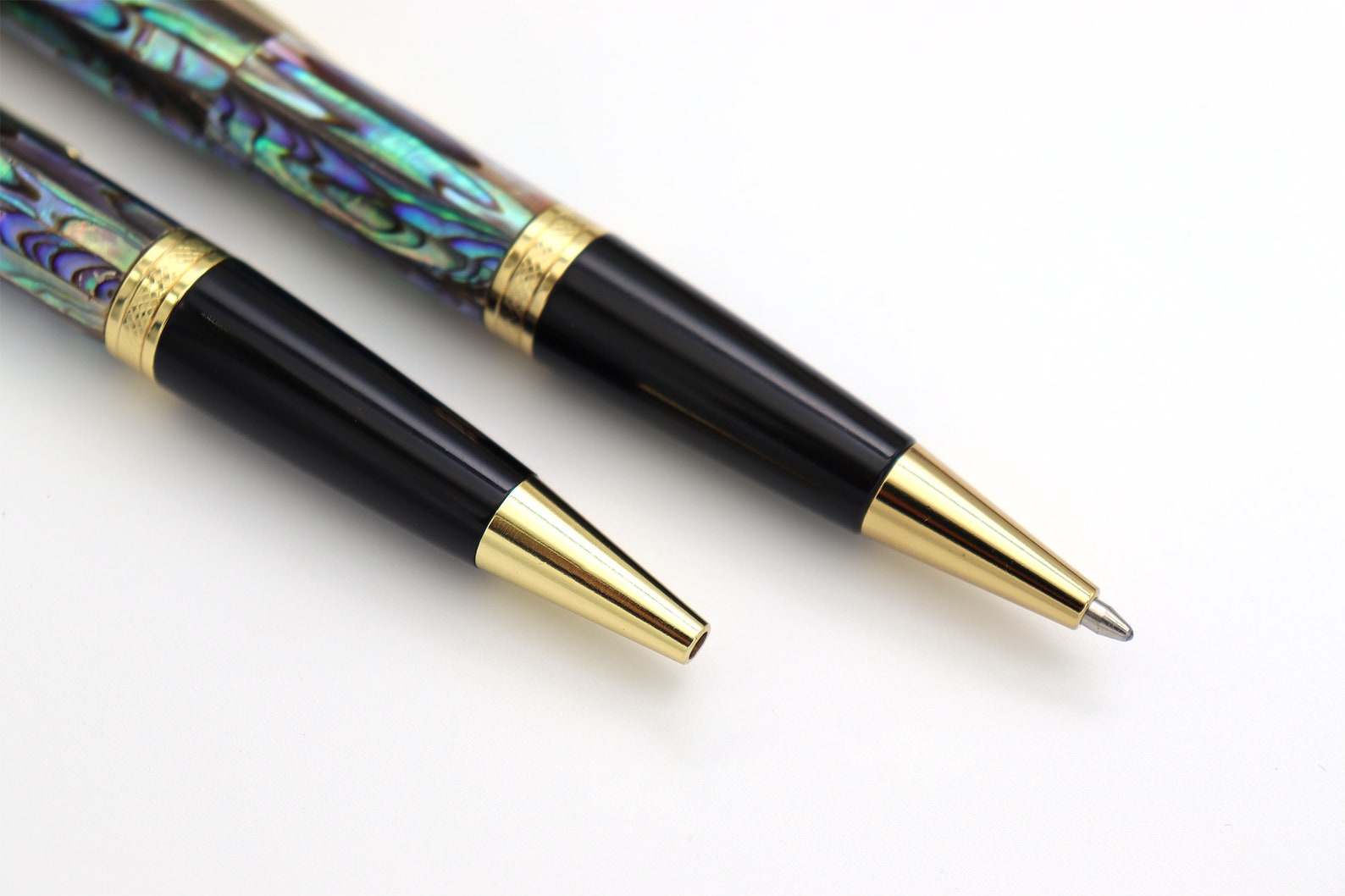 Natural Handmade Abalone Sea Shell Rollerball Pen, Mother of Pearl ...