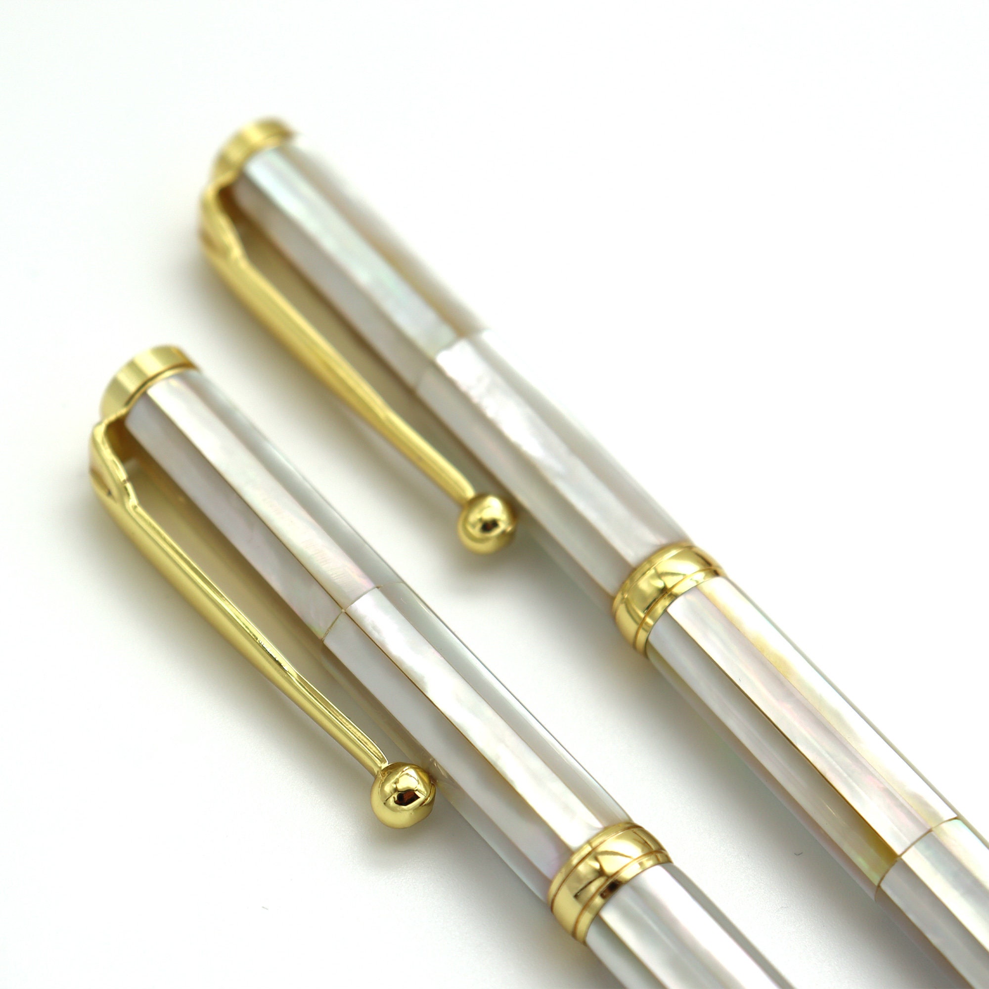 Natural Handmade White Sea Shell Rollerball Pen, Mother of Pearl ...