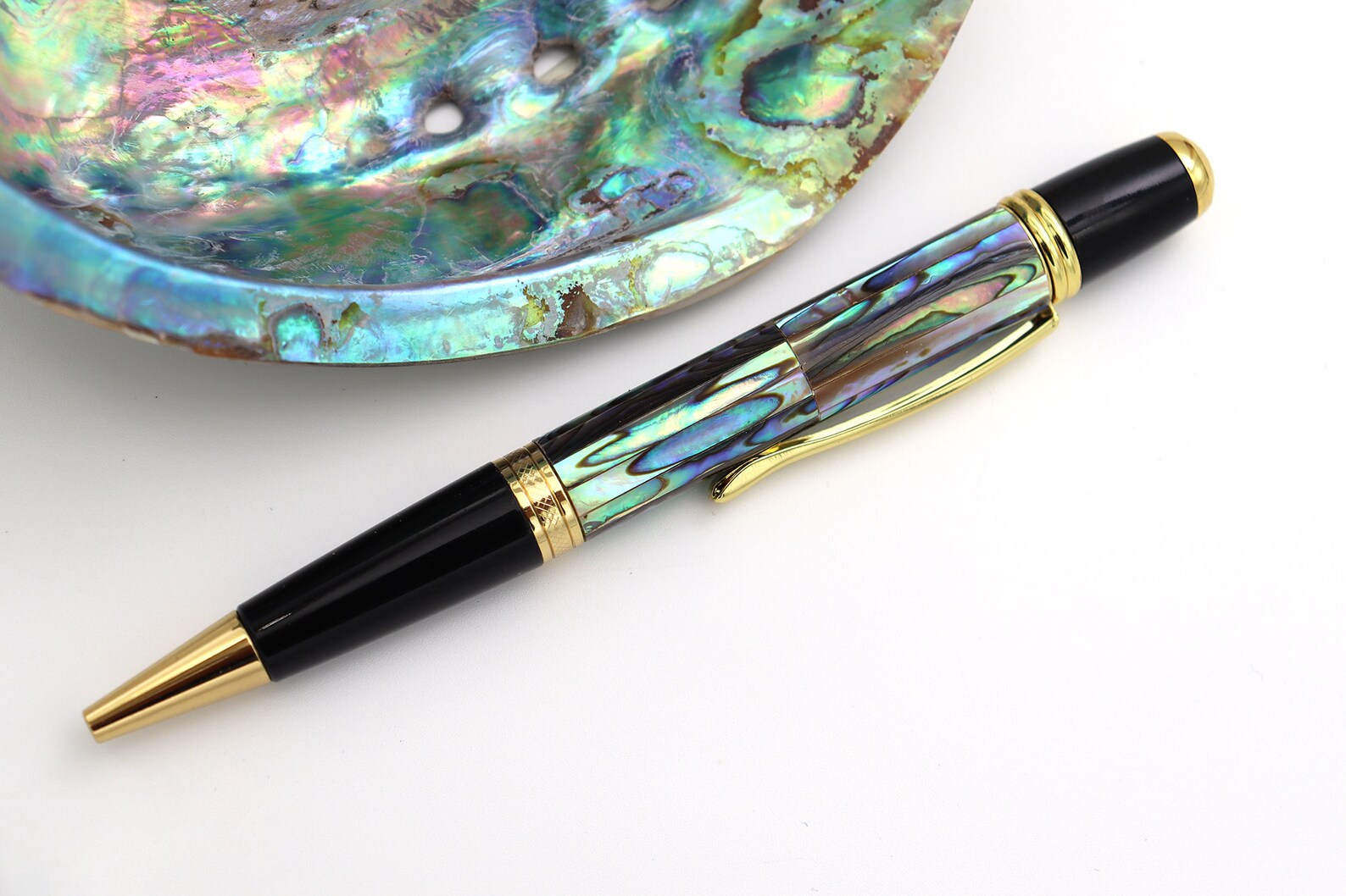 Natural Handmade Abalone Sea Shell Rollerball Pen Mother of - Etsy