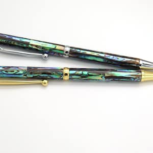 New Style Natural Handmade Abalone Sea Shell Rollerball Pen, Mother of ...