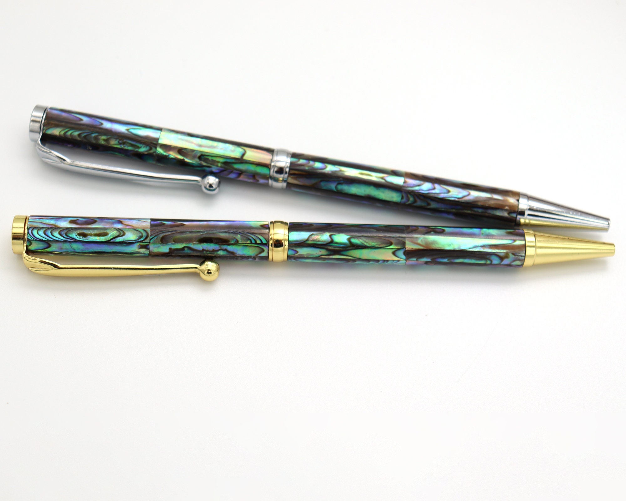 New Style Natural Handmade Abalone Sea Shell Rollerball Pen, Mother of ...