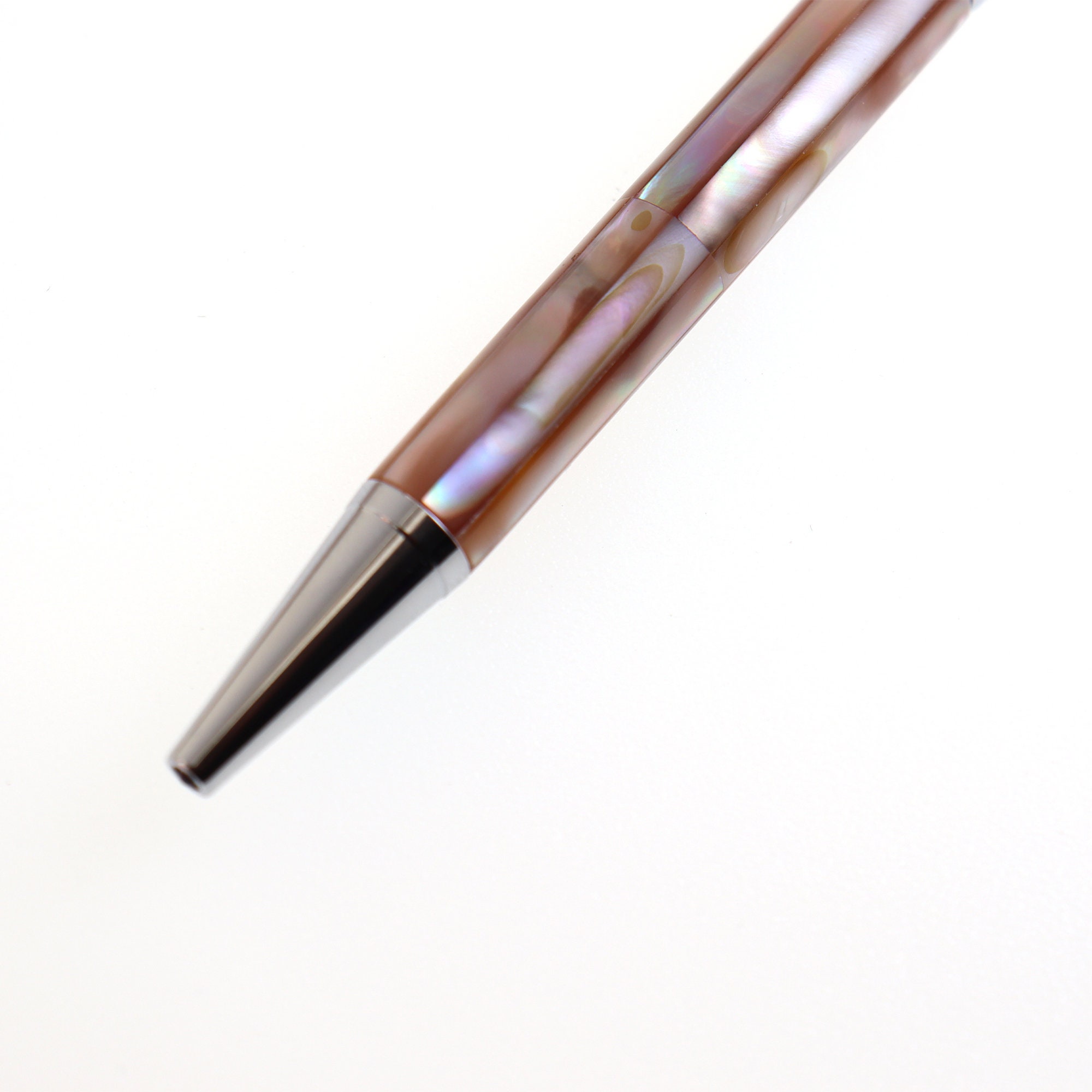 Mother of Pearl Shell Ballpoint Ink Pen, Freshwater Oyster Seashell ...