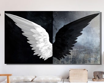 Extra Large Angel Wings Art - Etsy