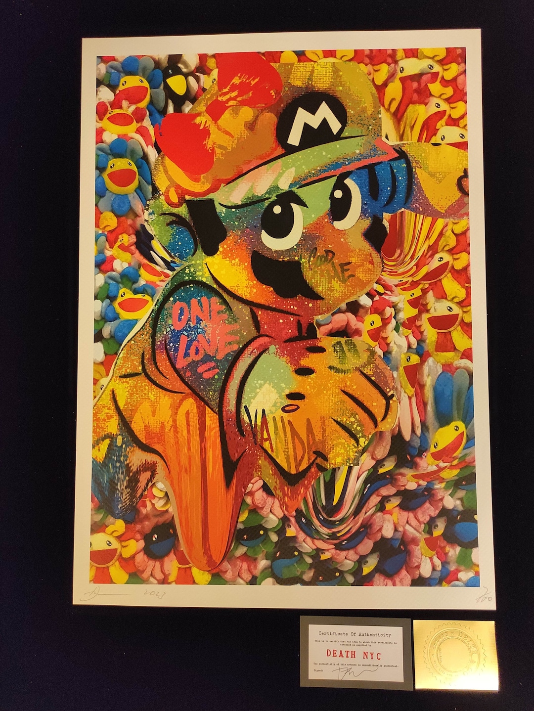Super Mario Takashi Murakami Death NYC AP/100 World Art Printing ...