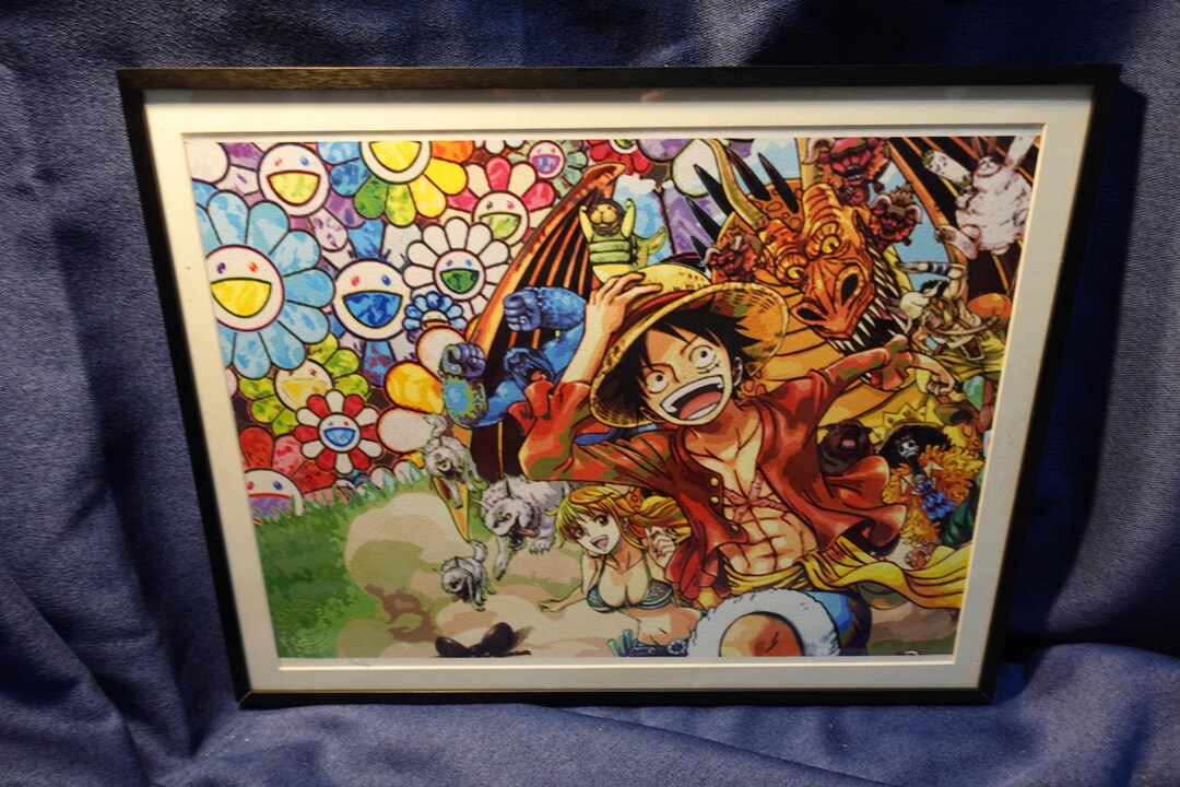 One Piece Luffy Takashi Murakami DEATH NYC Original Signed and Numbered ...