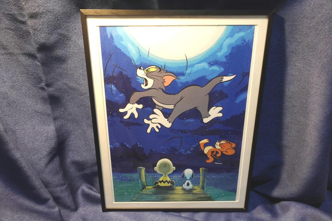 Tom & Jerry X Peanuts Snoopy Death NYC #AP/100 World Art Printing ...