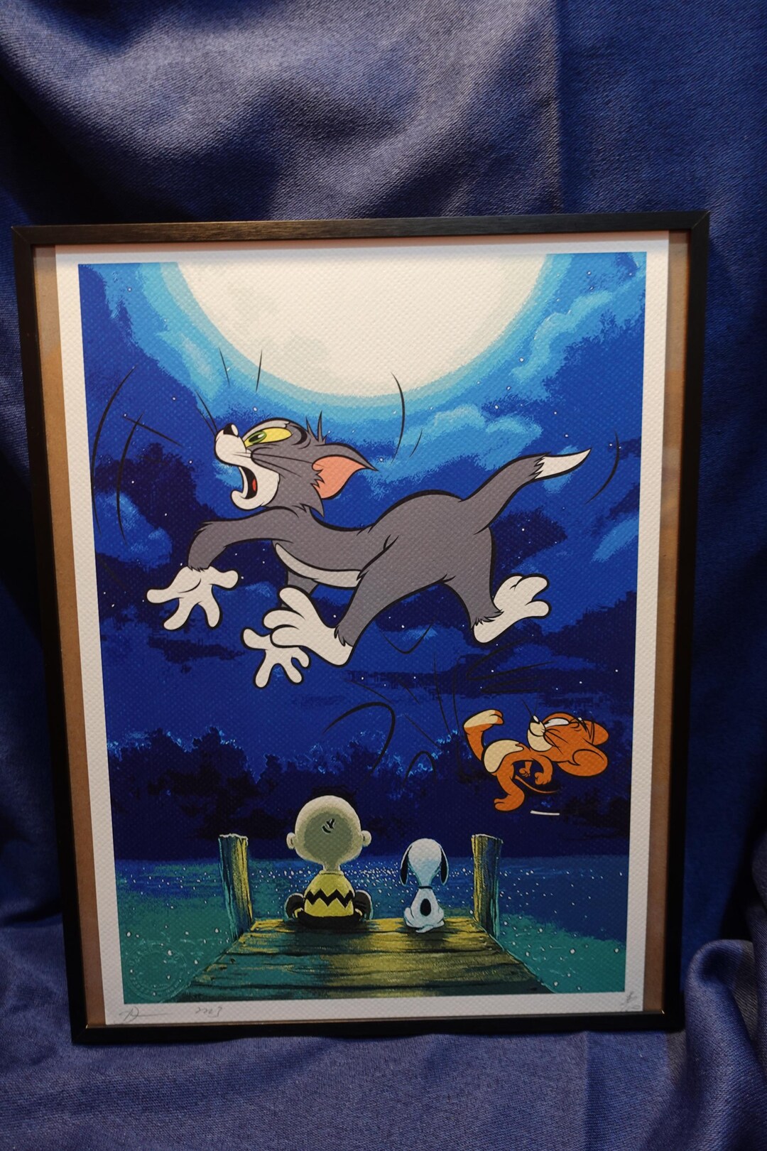 Tom & Jerry X Peanuts Snoopy Death NYC AP/100 World Art Printing ...