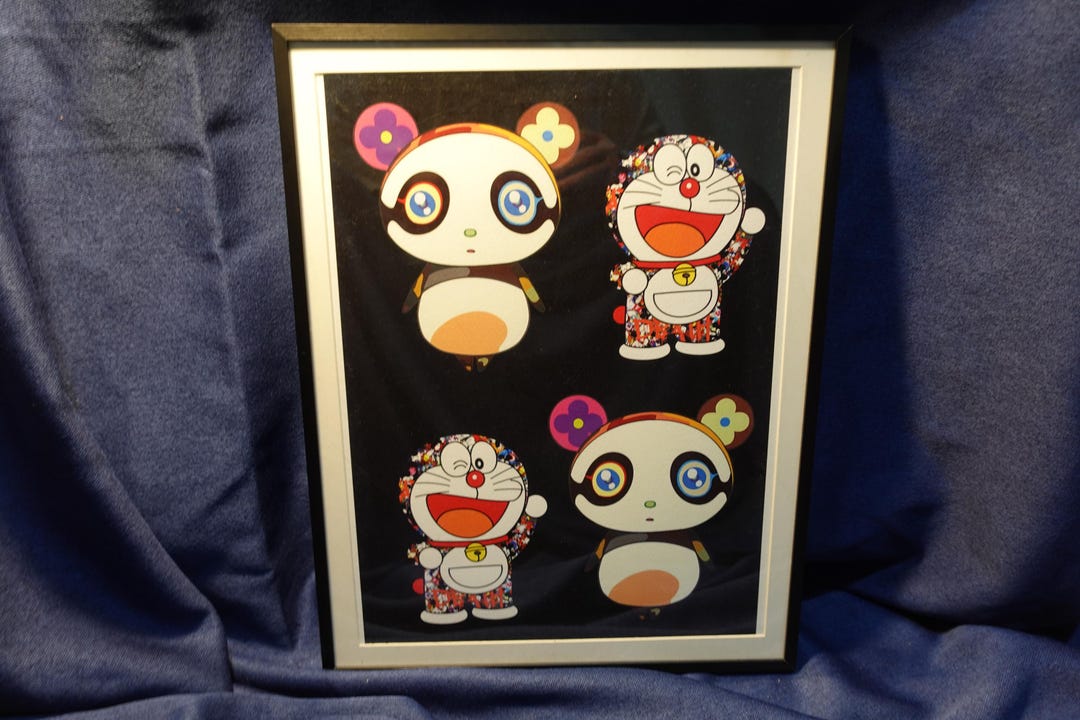 Doraemon X Takashi Murakami Panda Death NYCAP/100 World Art Printing ...