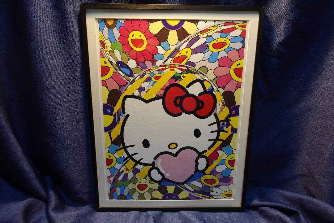 Hello Kitty Takashi Murakami DEATH NYC Original Signed and Numbereda/p ...