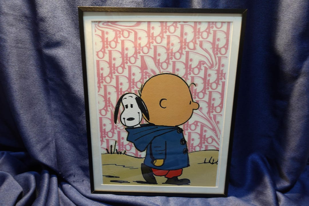 Charlie Brown and Snoopy DEATH NYC Original Signed and Numbereda/p or ...