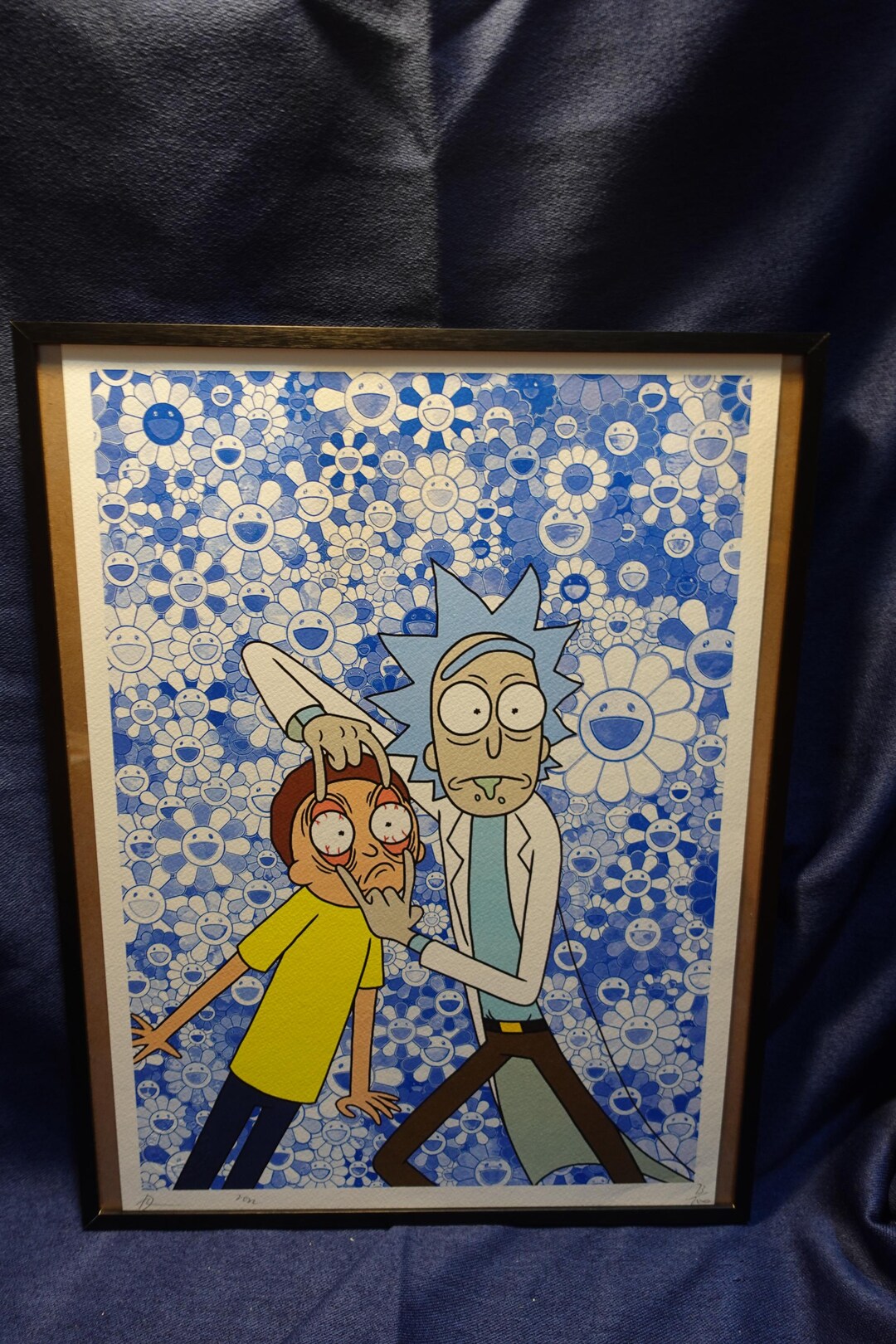 Rick and Morty Takashi Murakami DEATH NYC Original Signed and Numbereda ...
