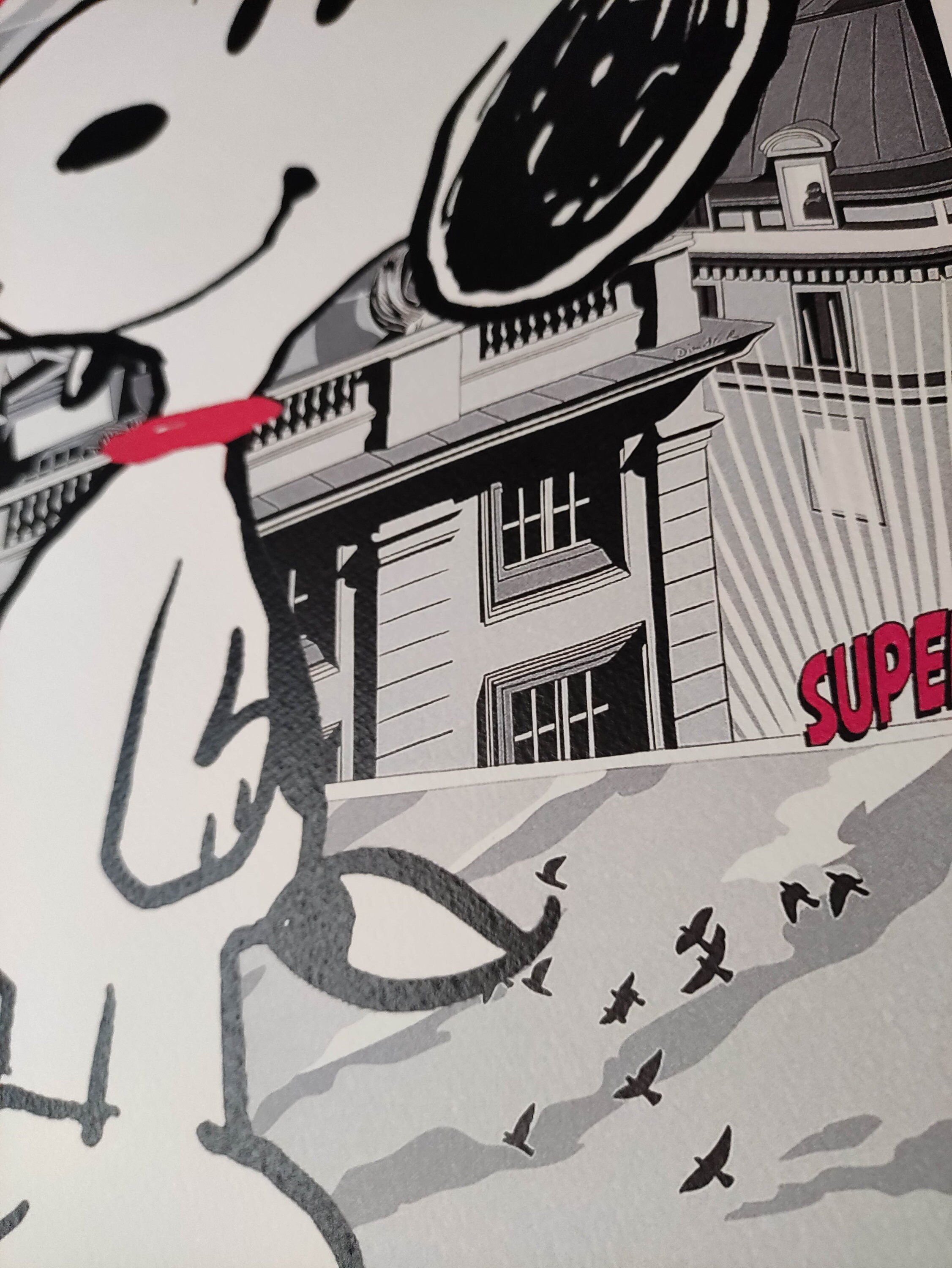 Snoopy Death NYC AP/100 World Art Printing Limited - Etsy