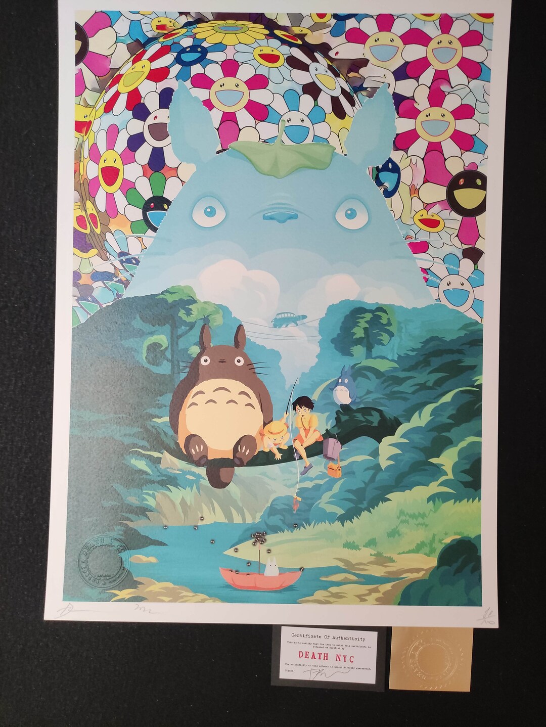 Miyazaki Hayao Totoro Death NYC AP/100 World Art Printing Limited - Etsy