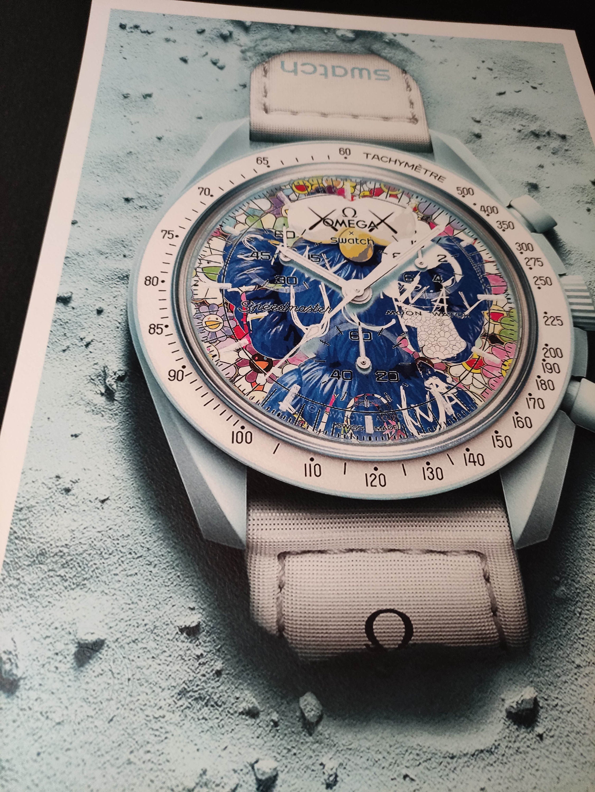 Omega Swatch X Kaws Death NYC AP/100 World Art Printing - Etsy