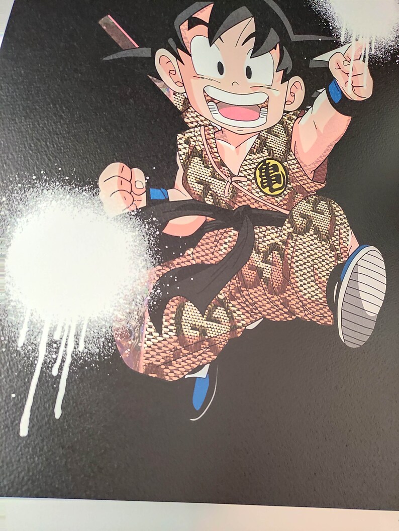 Dragon Ball Z Goku Death NYC AP/100 World Art Printing - Etsy
