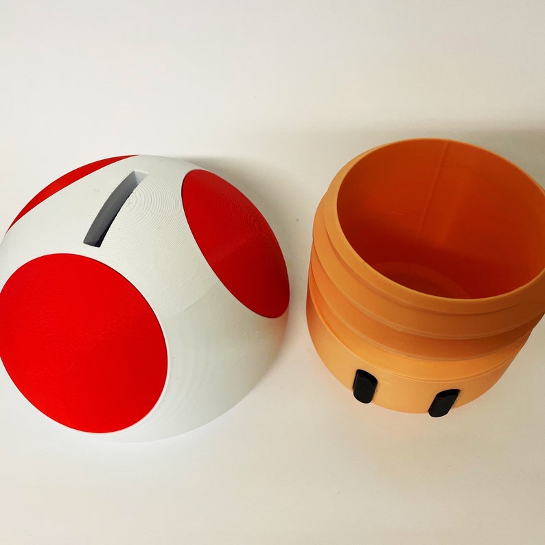 Super Mario, Toad Mushroom, Money Box, Piggy Bank, Super Mario Decor ...