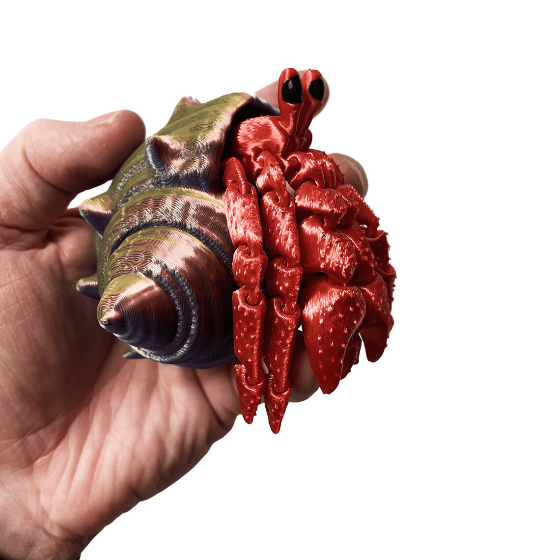 Multi-colour Changing, Hermit Crab Fidget Toy, ADHD Fidget Toy, Stress ...