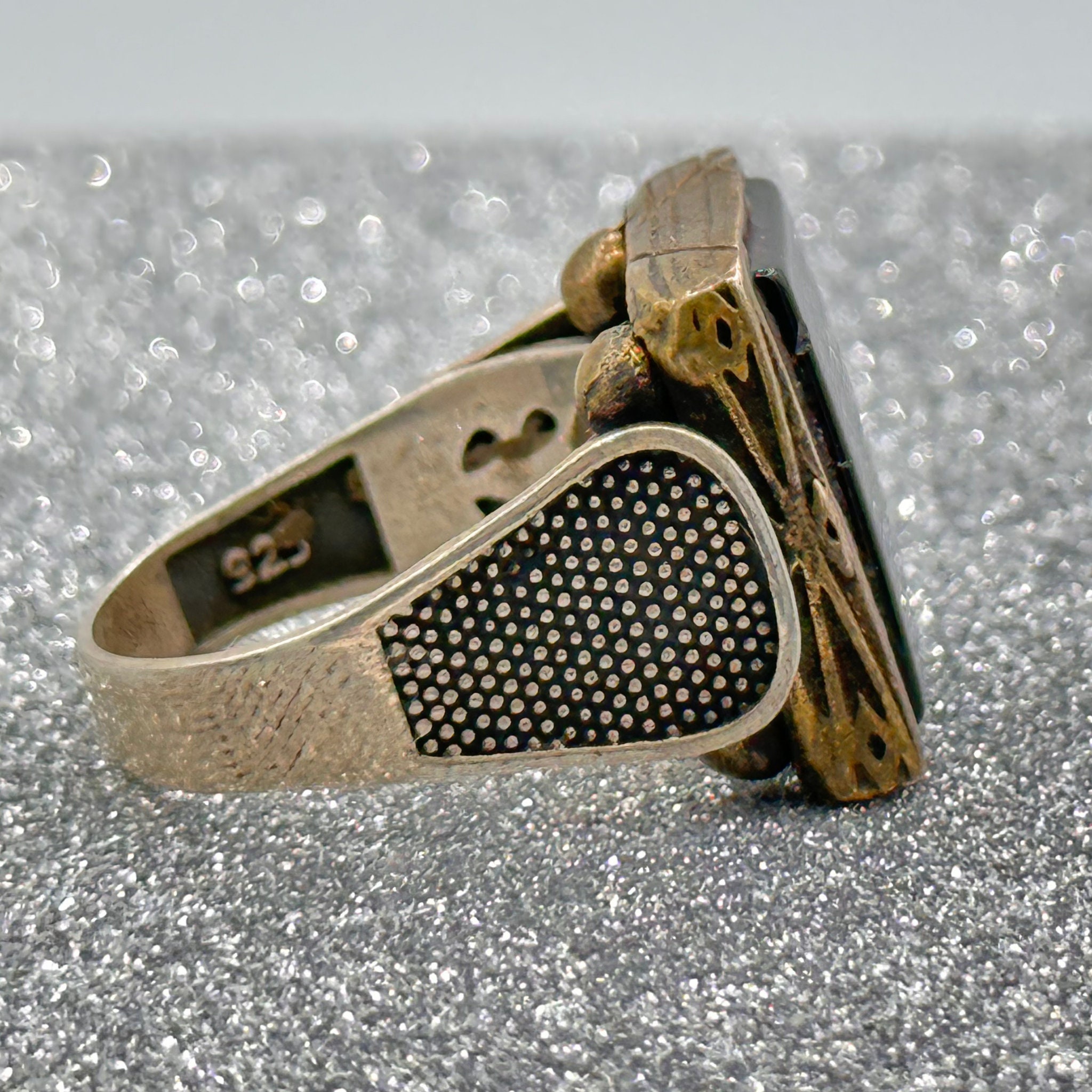 Historical Ring, Historical Silver Ring, Worn Silver Ring, Handmade ...