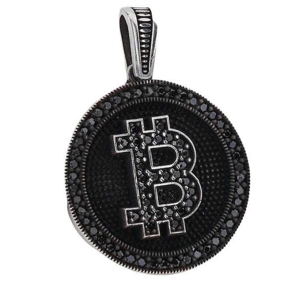 Bitcoin Necklace - Etsy