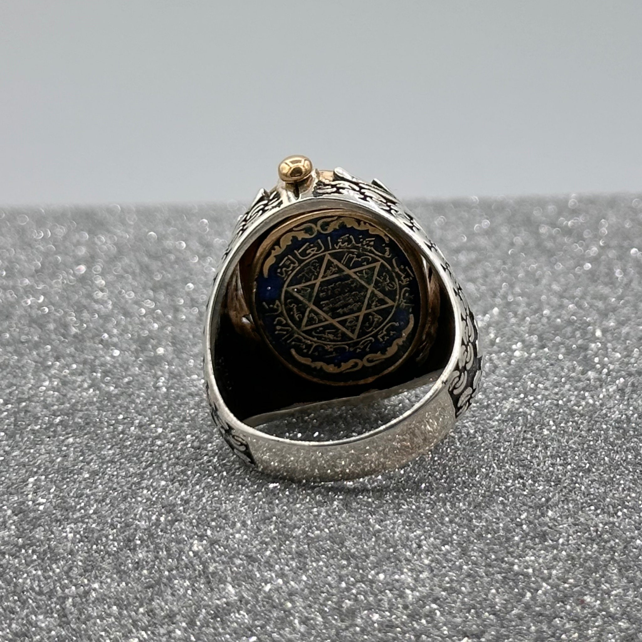 Prophet Solomon Ring,seal of Solomon, Spritual Ring, Abundance Ring ...