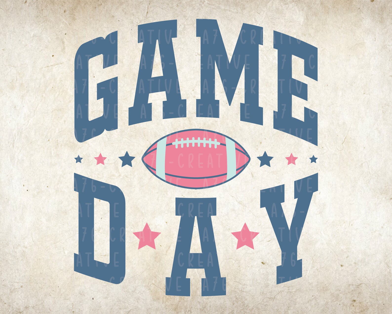 Retro Football Game Day Design: Varsity Font (SVG & PNG) - Etsy