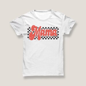 Retro Checkered Mama Png Instant Download, Checkered Mama Shirt, Mama ...