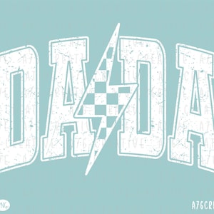 Retro Dada Checkered Lightning Bolt SVG PNG (digital Download) - Etsy