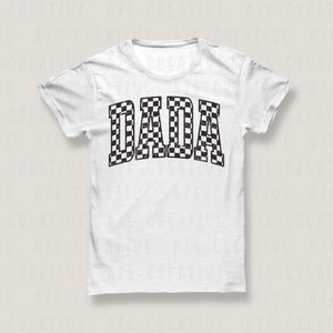 Checkered Dada SVG PNG: Retro Father's Day Design (digital Download) - Etsy