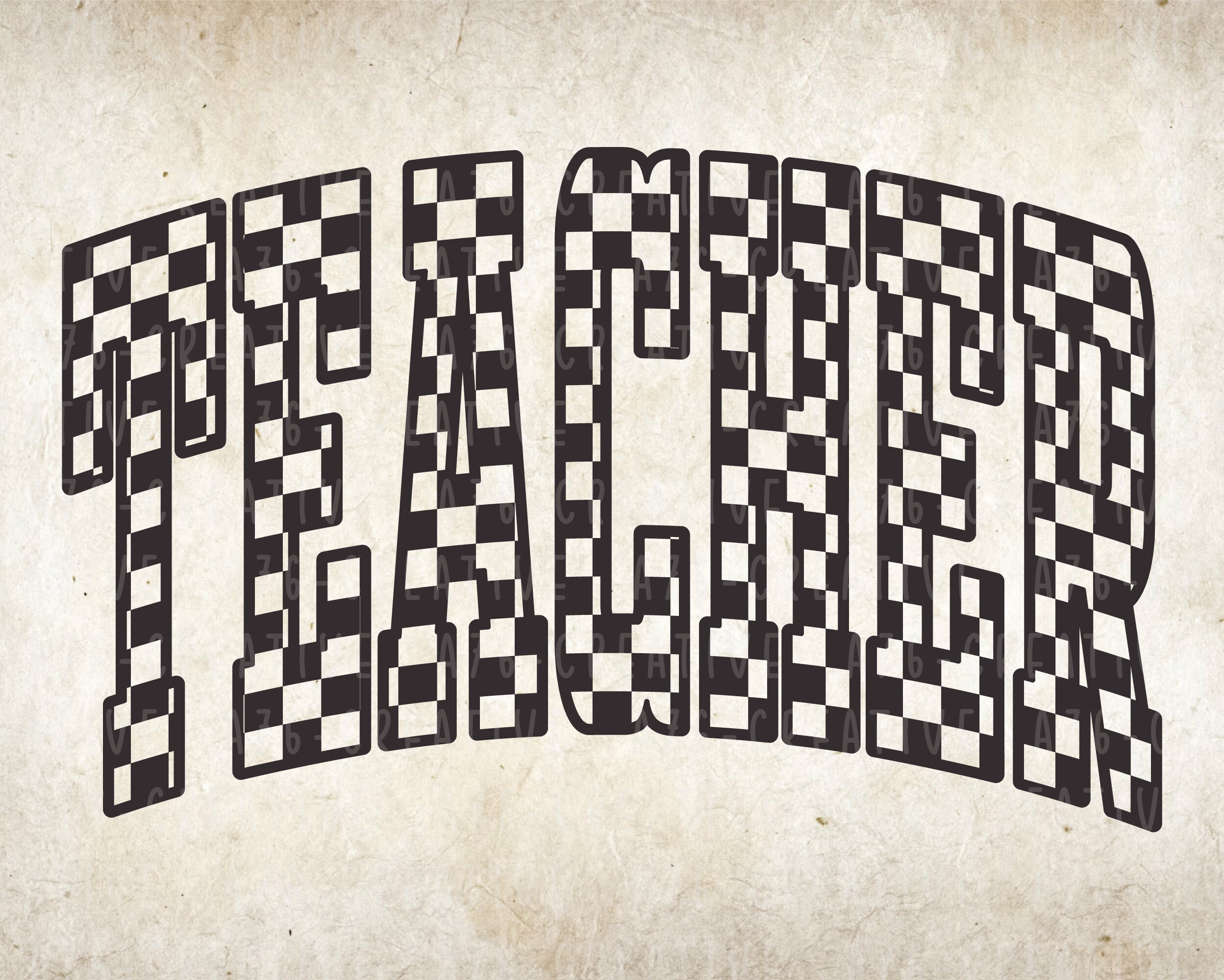 Retro Checkered Teacher Png Svg, Checkered Teacher Shirt, Teachers Day ...