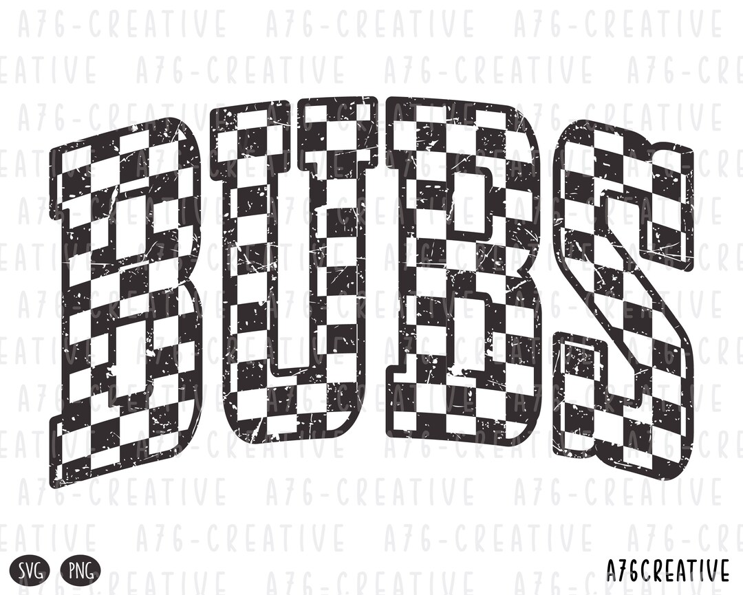 Checkered Bubs SVG, Checkered Bubs PNG, Bubs Checkered Png, Png for Boy ...
