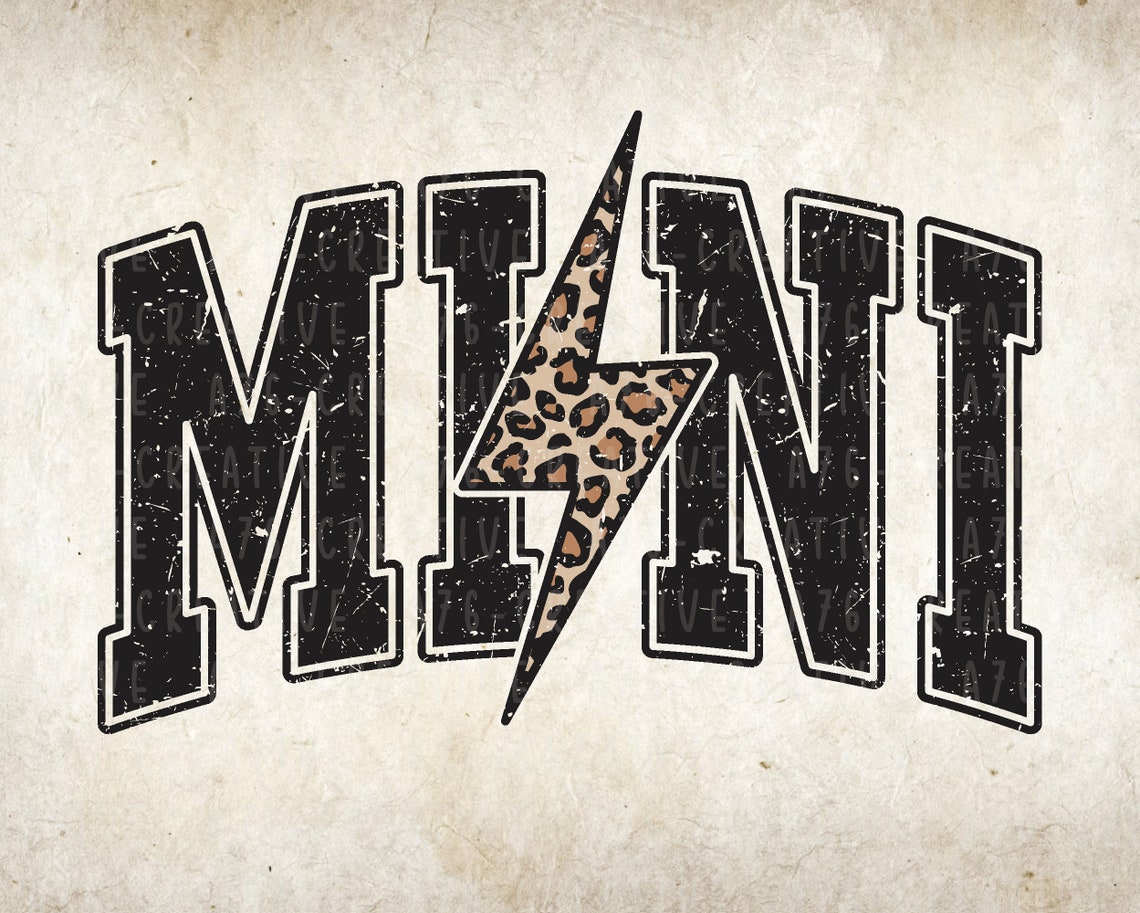 Mini Svg, Mini Png, Mini Lightning Bold Leopard Png, Mini Shirt, Mini ...
