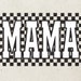 Retro Checkered Mama PNG Instant Download, Checkered Mama SVG ...