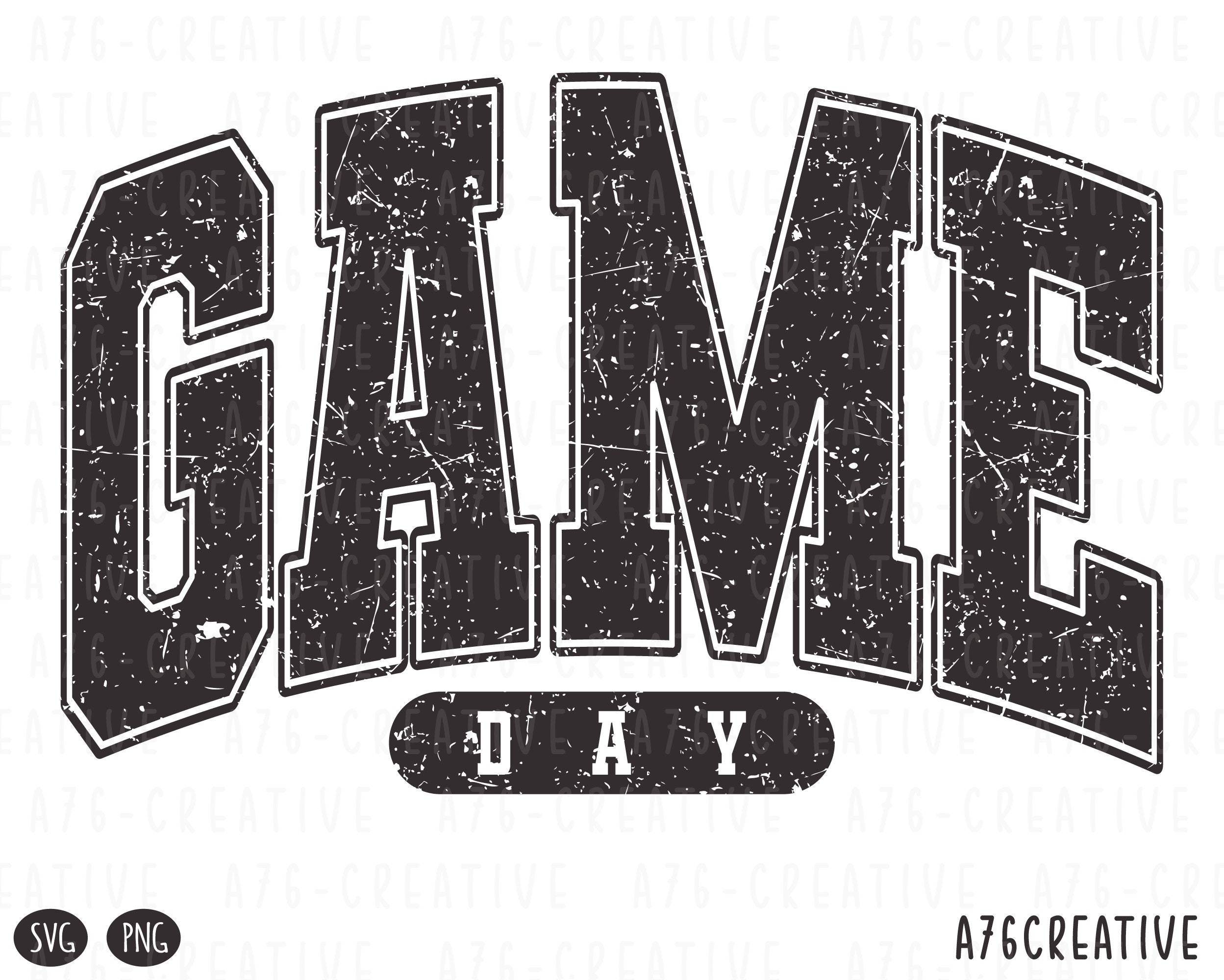 Retro Varsity Game Day Png, Game Day Svg, Sport Png, Football Png ...