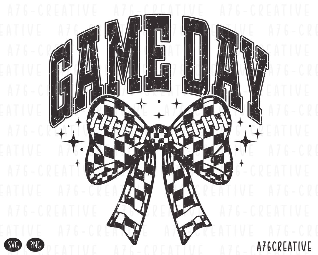 Retro Checkered Coquette Game Day Png Svg, Checkered Coquette Shirt, Coquette Game Day Checkered ...