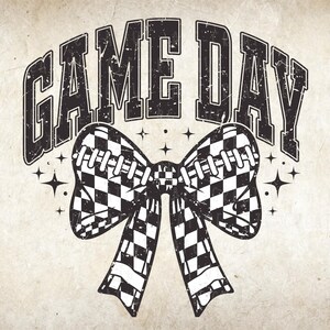 Retro Checkered Coquette Game Day Png Svg, Checkered Coquette Shirt, Coquette Game Day Checkered ...