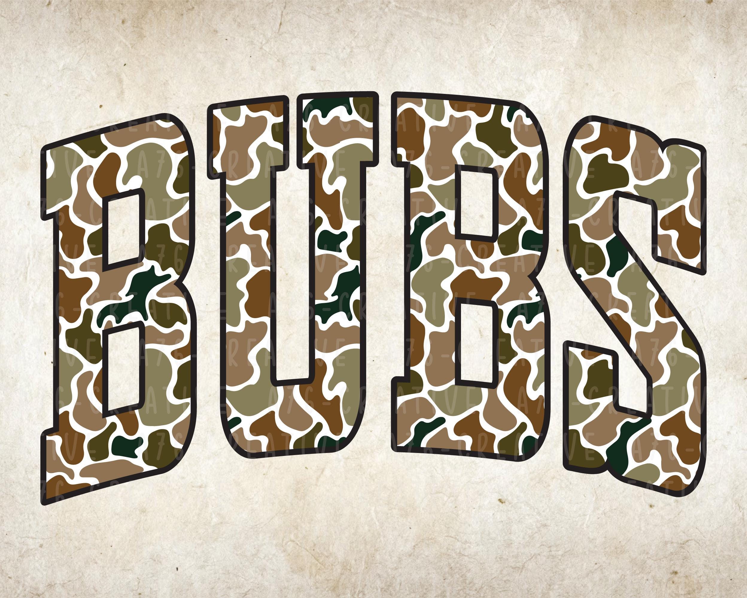 Retro Camo Bubs PNG SVG, Camouflage Bubs PNG, Camo Bubs Shirt, Boy ...
